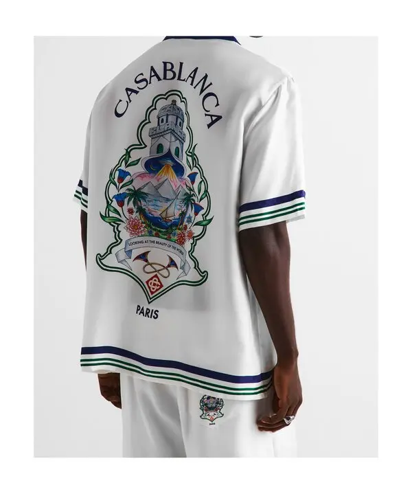 Casablanca Button-down Printed Shirt