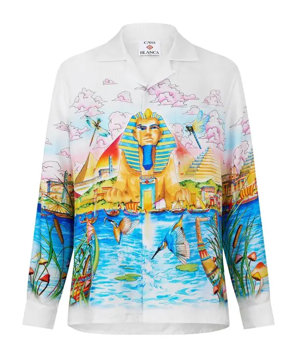 Casablanca Printed Shirt - White