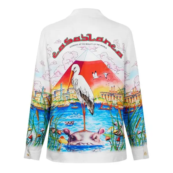 Casablanca Printed Shirt - White