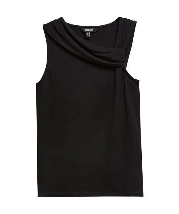 Barbour Sleeveless Pleated Detail Top