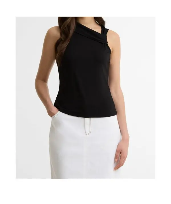 Barbour Sleeveless Pleated Detail Top