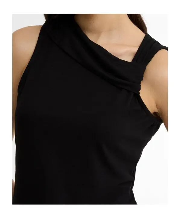 Barbour Sleeveless Pleated Detail Top