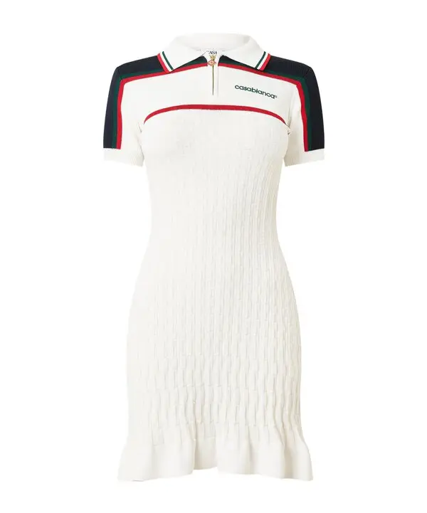 Casablanca Logo Detail Knit Dress