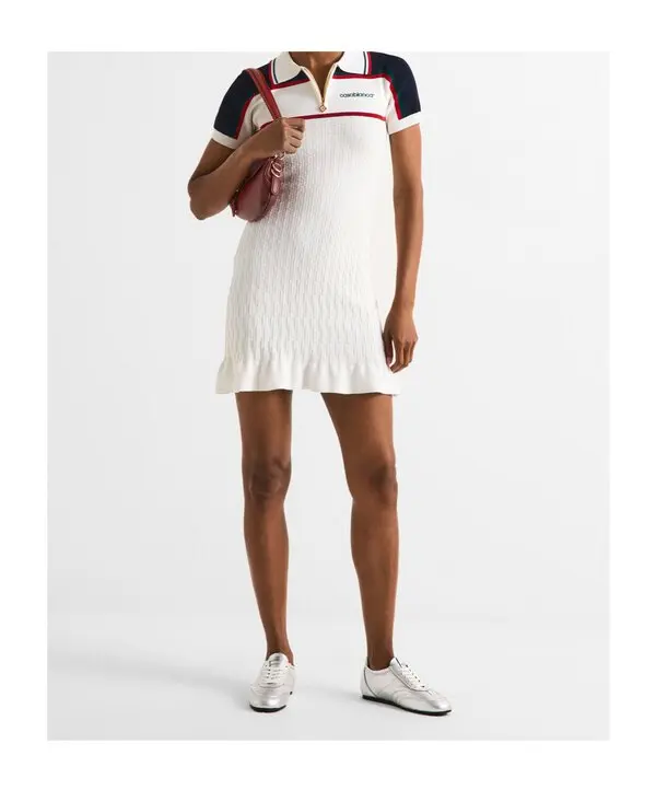 Casablanca Logo Detail Knit Dress