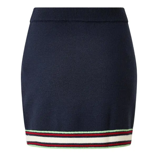Casablanca Knit Logo Detail Mini Skirt