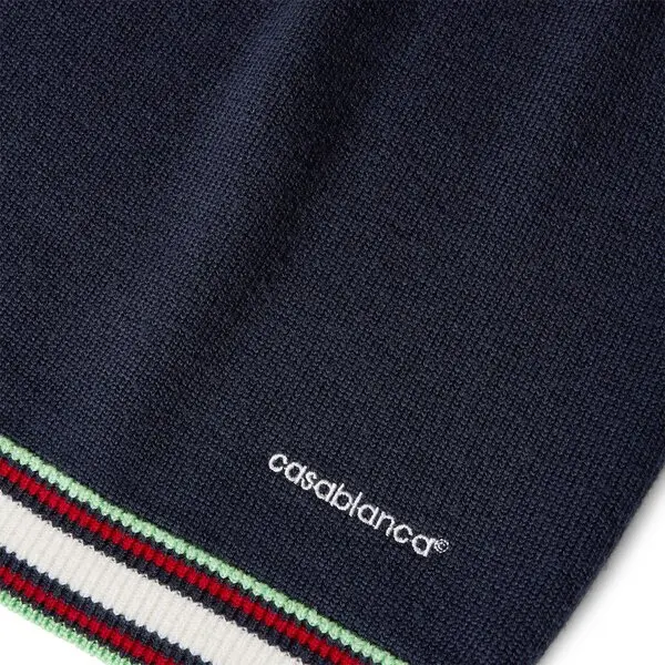 Casablanca Knit Logo Detail Mini Skirt