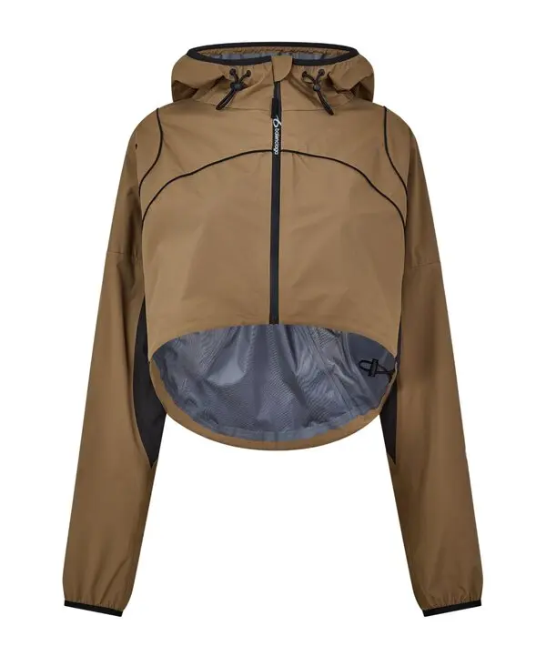 Balenciaga Cropped Hooded Windbreaker