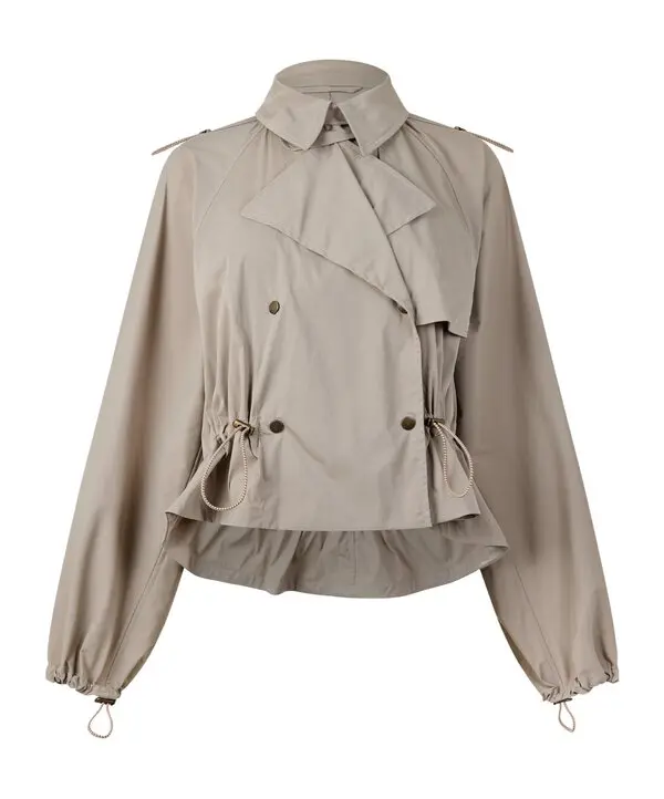 Burberry Cropped Trench Jacket