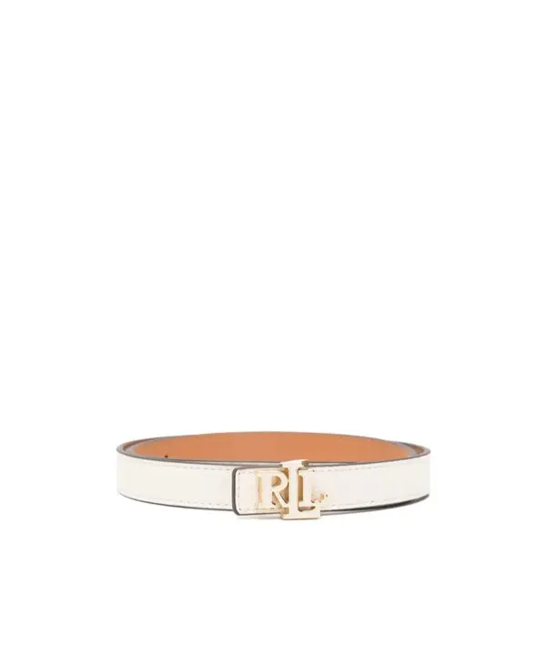 Ralph Lauren Logo Plaque Buckle Belt