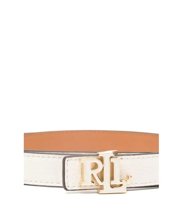 Ralph Lauren Logo Plaque Buckle Belt