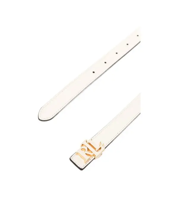Ralph Lauren Logo Plaque Buckle Belt
