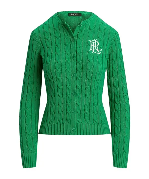 Ralph Lauren Cable Knit Button Cardigan