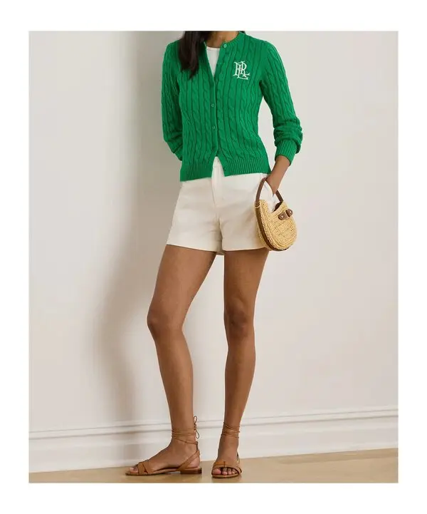 Ralph Lauren Cable Knit Button Cardigan