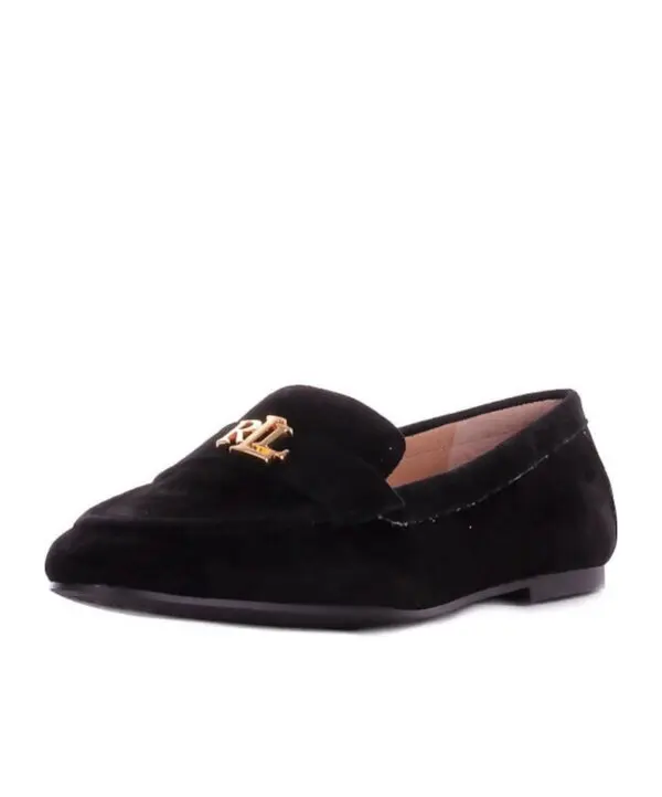 Ralph Lauren Logo Plaque Slip-on Loafers