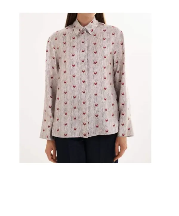 Max Mara Long-sleeve Printed Shirt