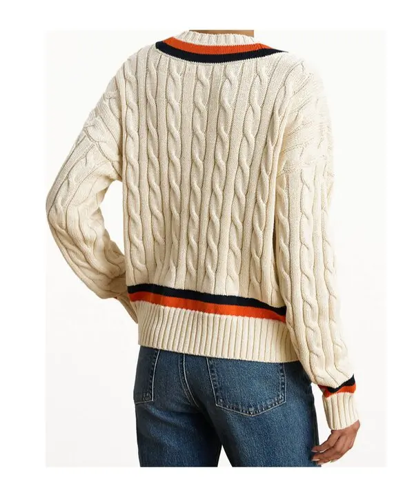 Ralph Lauren Cable-knit V-neck Sweater