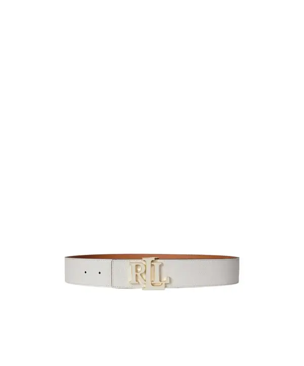 Ralph Lauren Logo Belt - White