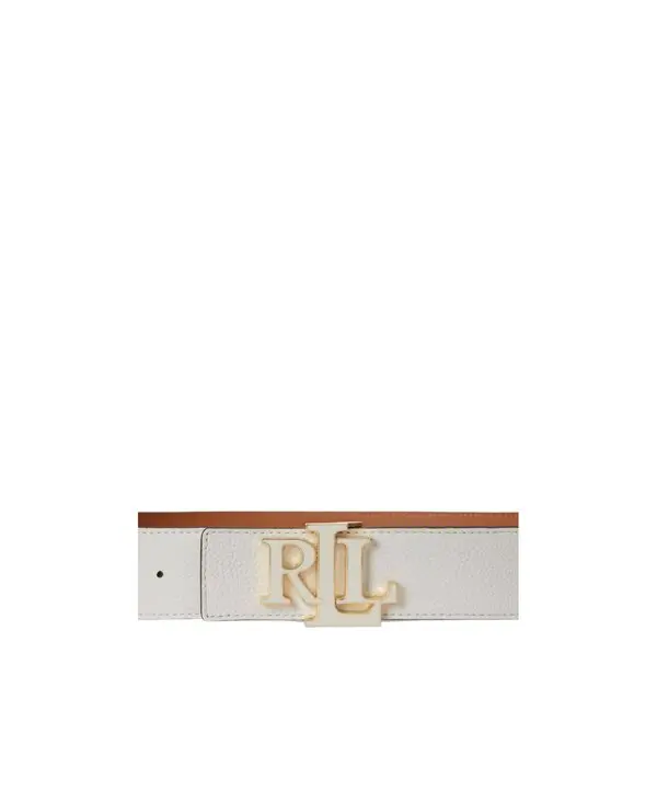 Ralph Lauren Logo Belt - White