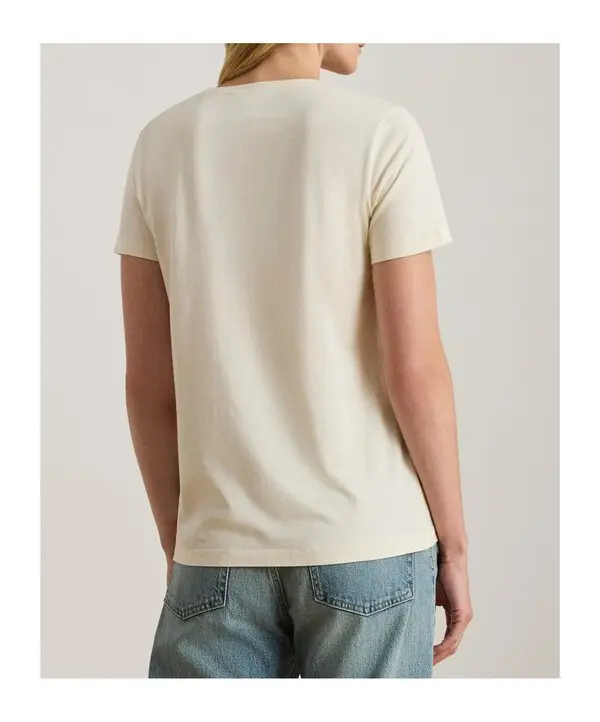 Ralph Lauren Short-sleeved Crewneck T-shirt - Nude