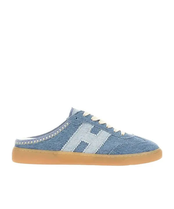 Hogan Logo-appliqué Sneakers - Light Blue