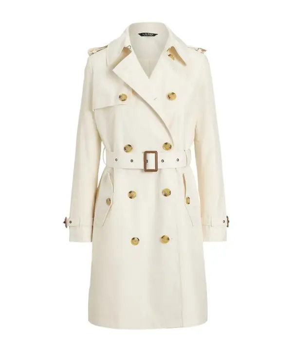 Ralph Lauren Double-breasted Belted Trench Coat