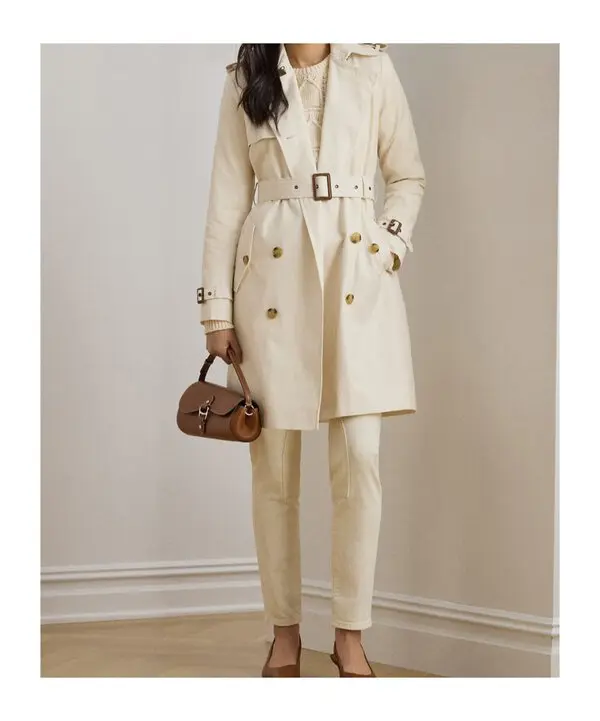 Ralph Lauren Double-breasted Belted Trench Coat