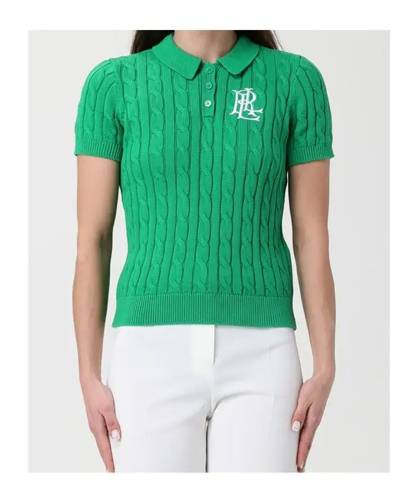 Ralph Lauren Cable Knitted Polo Jumper