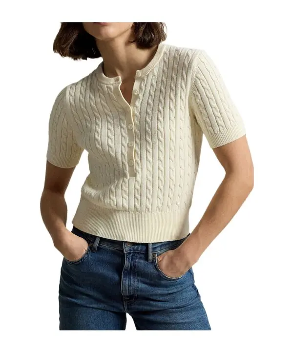 Polo Ralph Lauren Sweater Henley Knitted Top