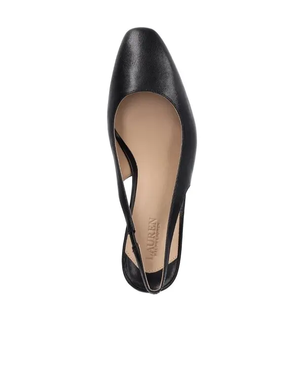 Ralph Lauren Slingback High Heel Sandals - Black