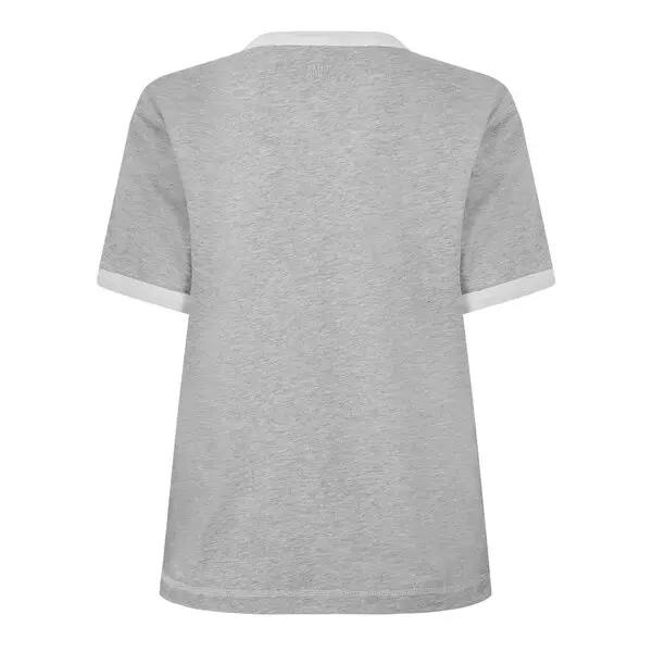AMI Paris Ss T-shirt - Gray