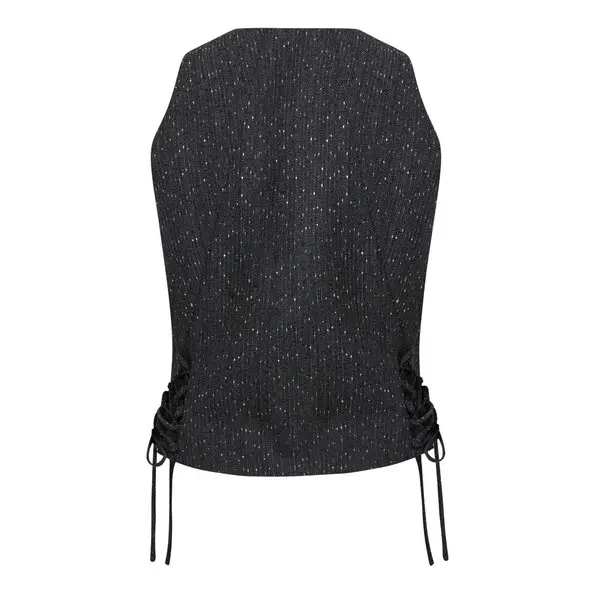 Alexander McQueen Sleeveless Wrap Waistcoat