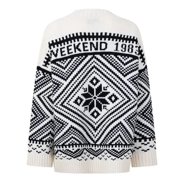 Max Mara V-neck Knit Cardigan Decorated