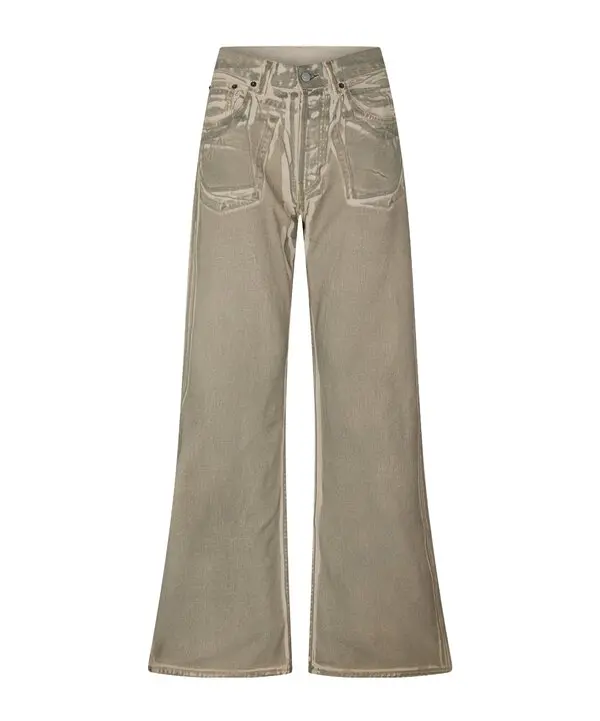 Acne Studios Wide Leg Jeans - Nude