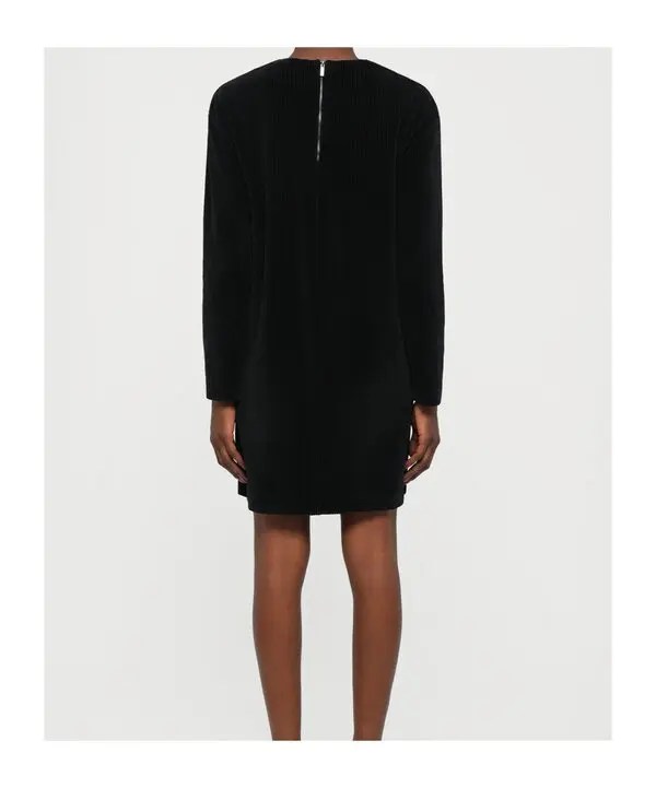 Max Mara Crew Neck Long Sleeve Dress