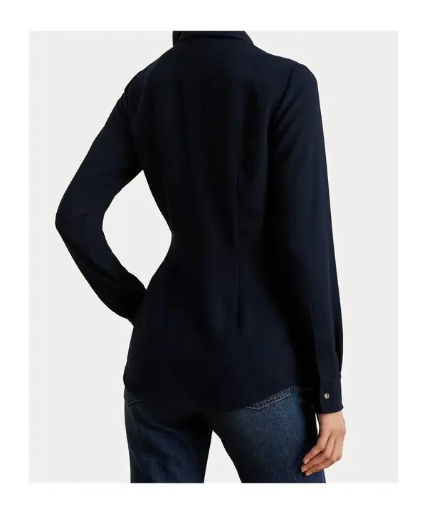Ralph Lauren Tie Detailed Belted Shirt