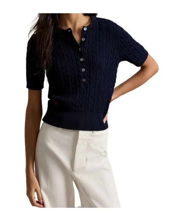 Polo Ralph Lauren Knitted Henley Sweater