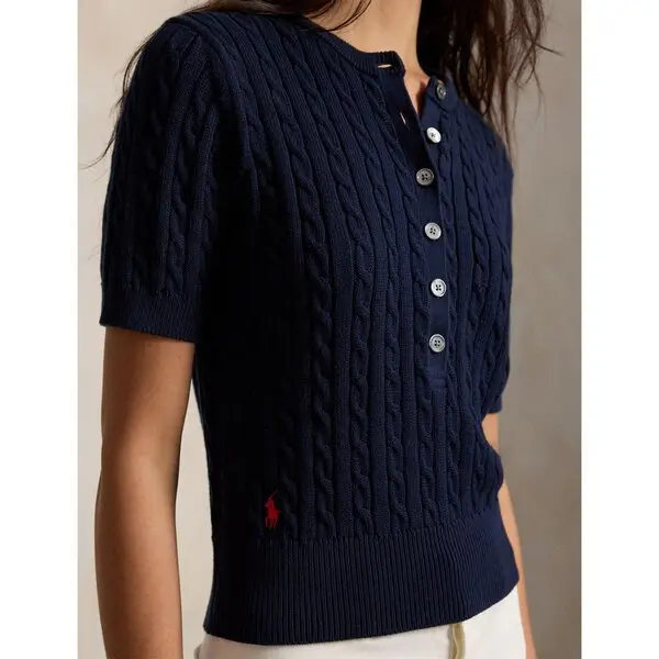 Polo Ralph Lauren Knitted Henley Sweater