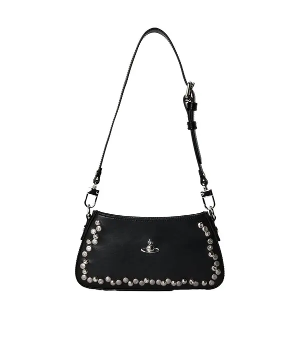 VIVIENNE WESTWOOD Studded Underarm Shoulder Bag - No