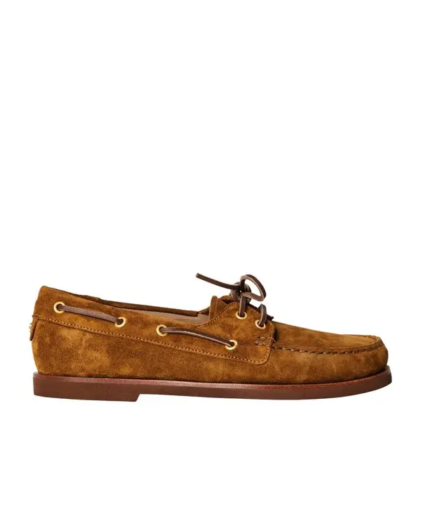 GIANVITO ROSSI Suede Lace-up Loafers