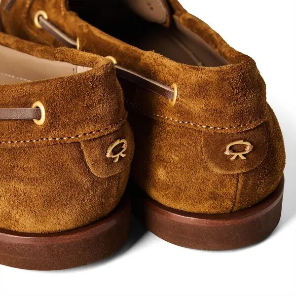 GIANVITO ROSSI Suede Lace-up Loafers