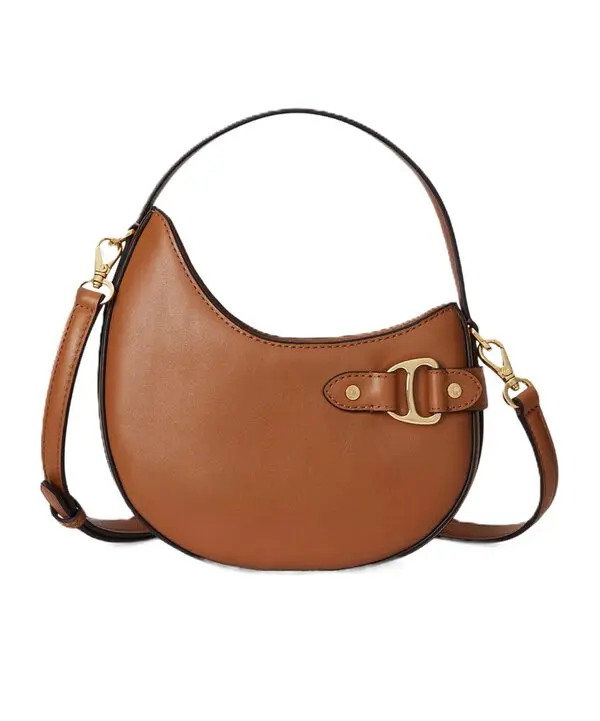 Ralph Lauren Small Tasha Handbag With Buckle Detail - Brown
