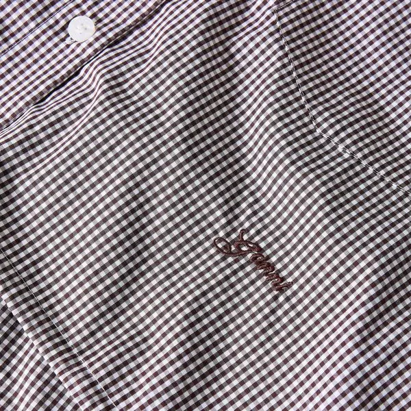 GANNI Cropped Gingham Shirt