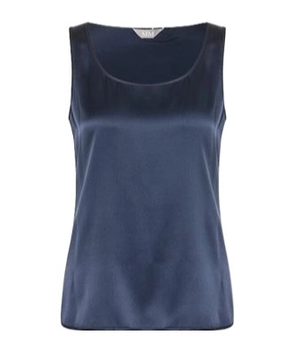 Max Mara Crew Neck Vest - Midnight Blue