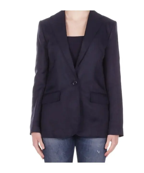 Ralph Lauren V-neck Single-breasted Jacket