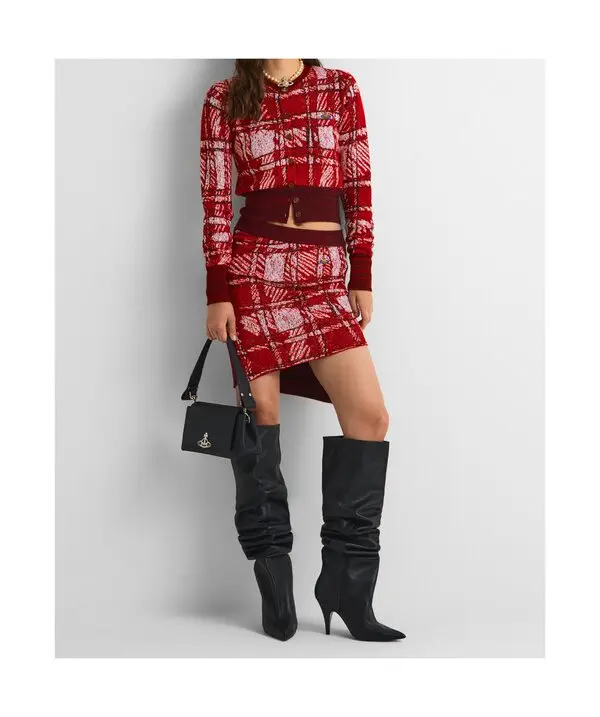 VIVIENNE WESTWOOD Scribble Check Skirt