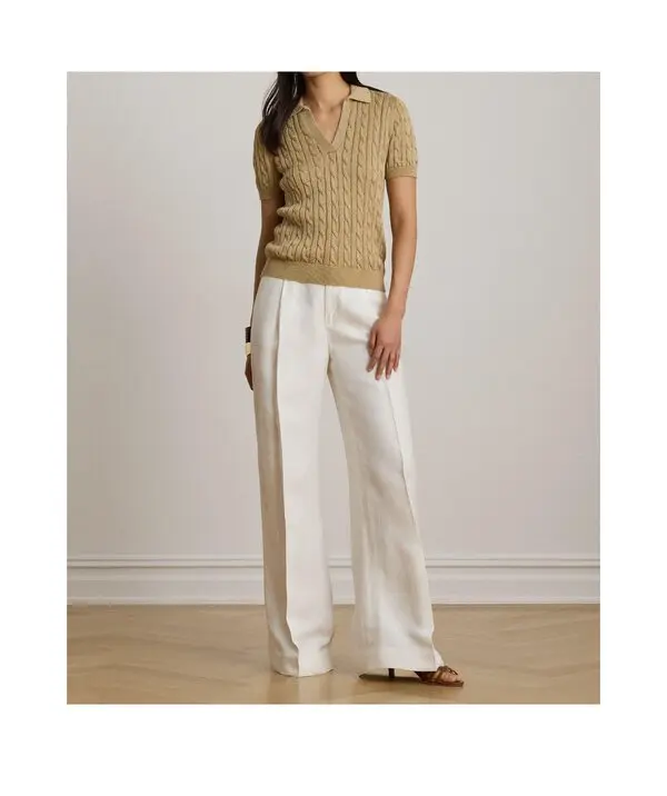 Ralph Lauren Knitted Short Sleeve Polo Shirt