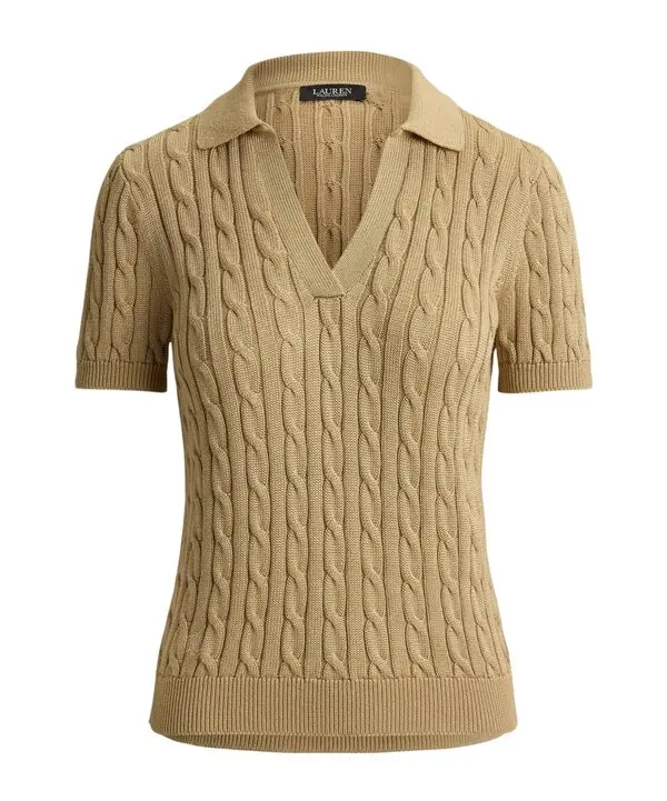 Ralph Lauren Knitted Short Sleeve Polo Shirt