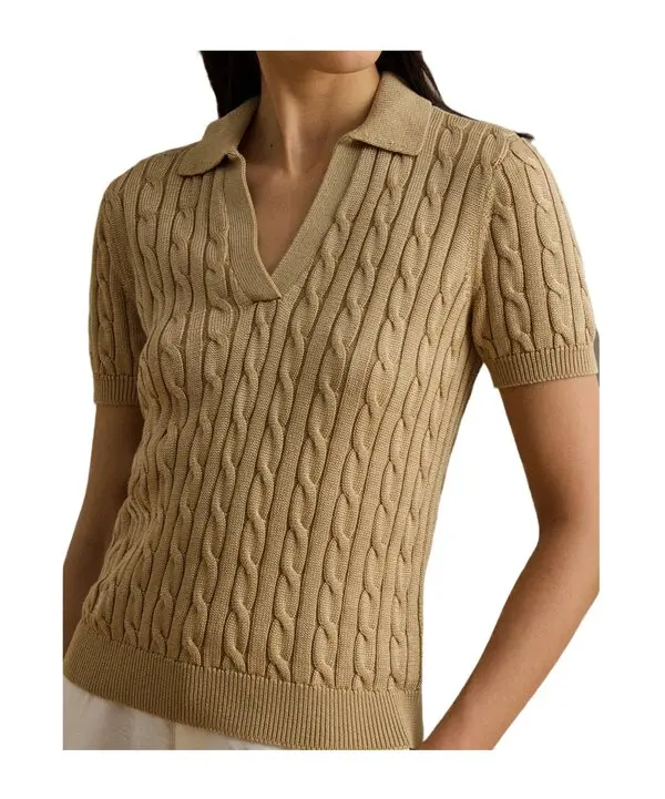 Ralph Lauren Knitted Short Sleeve Polo Shirt
