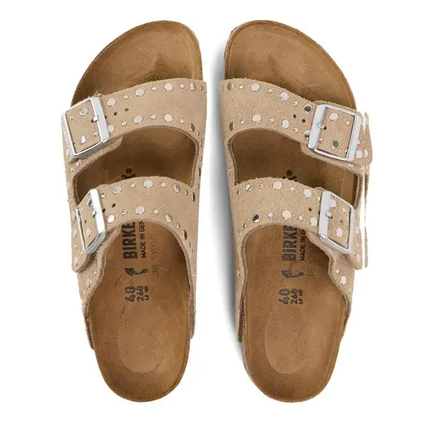 BIRKENSTOCK Arizona Rivet Flat Sandals - No