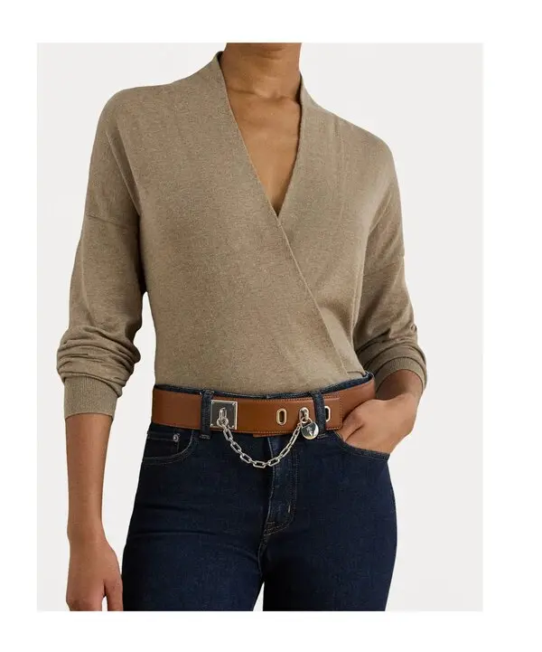 Ralph Lauren Crossover Neck Jumper